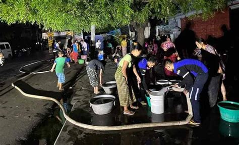 မန္တလေးတွင် ရေပြတ်လပ်မှုကြောင့် တရက်လျှင် ရေဂါလံသောင်းချီ လှူဒါန်းနေရ