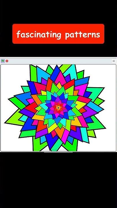 Stained Glass Patterns With Scratch Coding Scratch Scratchtutorial Scratchprogramming Shorts