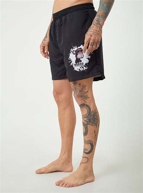 Ripley Ropa De BaÑo Hombre Index Negro ColecciÓn Bored Of Directors