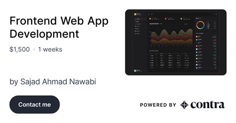 Frontend Web App Development By Sajad Ahmad Nawabi