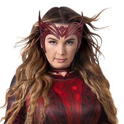 Marvel Scarlet Witch Cosplay Halloween Costume Adult Blackred More