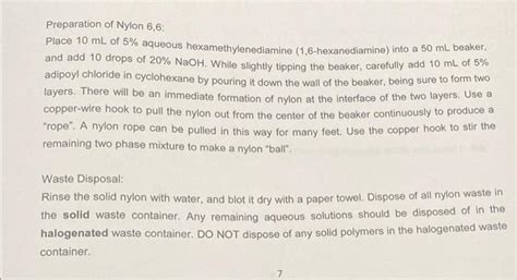 Solved Calculate The Theoretical Yield Of Nylon 6 6 I Do