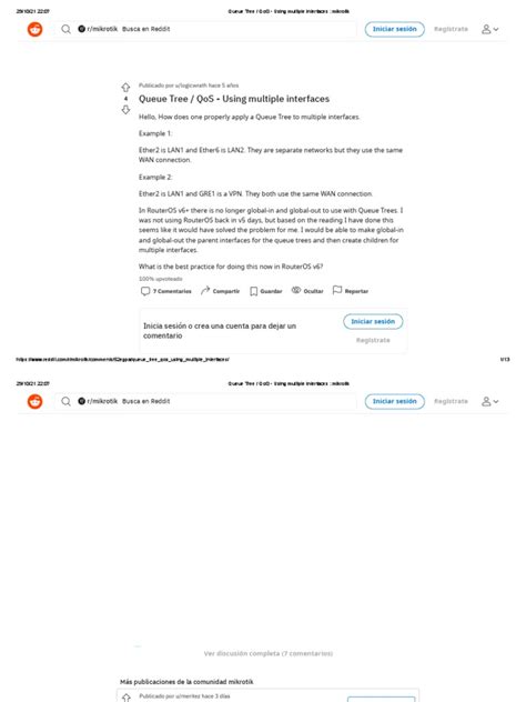 Queue Tree Qos Using Multiple Interfaces Mikrotik Pdf Router