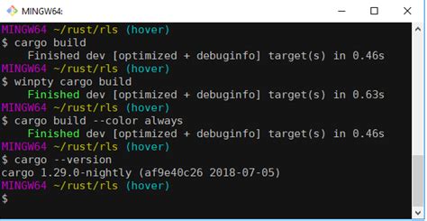 Terminal Color Auto Detection No Longer Working With Mintty Git Bash Issue Rust Lang