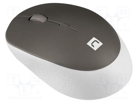 Nmy 1961 Natec Mouse White Grey Wireless Optical No Of Butt 4 10m Tme Electronic