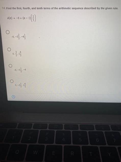 Solved 14 Find The First Fourth And Tenth Terms Of The