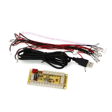 zero delay usb controller with cables arcade bits