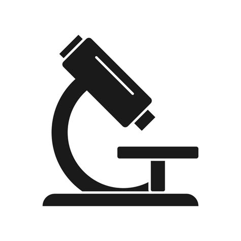 Analysis Under Microscope Solid Icon Medical Tests Concept Laboratory