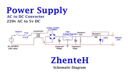 Schematic Diagram Of An Ac Dc Rectifier Circuit Circuit Diagram