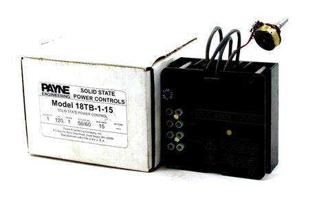 New Payne Engineering 18tb 1 15 Power Controls 18tb115 Sb Industrial