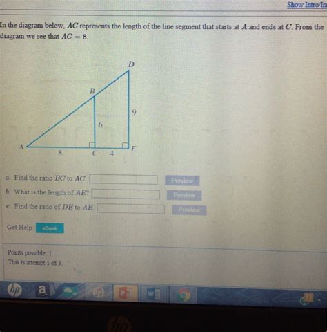 Solved Show Intro In In The Diagram Below AC Represents The Chegg Com