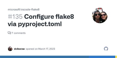 Configure Flake Via Pyproject Toml Issue Microsoft Vscode