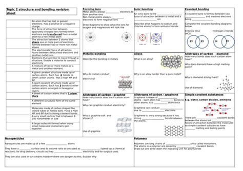 New Aqa 9 1 Chemistry Paper 1 Topic 1 5 Revision Mats Designed For
