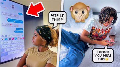 SCREEN MIRRORING MY CHEATING TEXT MESSAGES PRANK ON GIRLFRIEND YouTube
