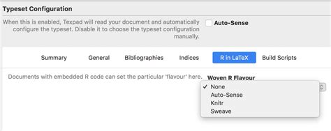 Texifier · Docs · Compiling Woven R Code Rnw Files Using Sweave Or Knitr