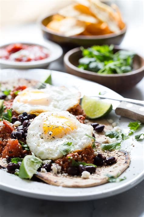 Delicious Huevos Rancheros With Spicy Tomato Chorizo