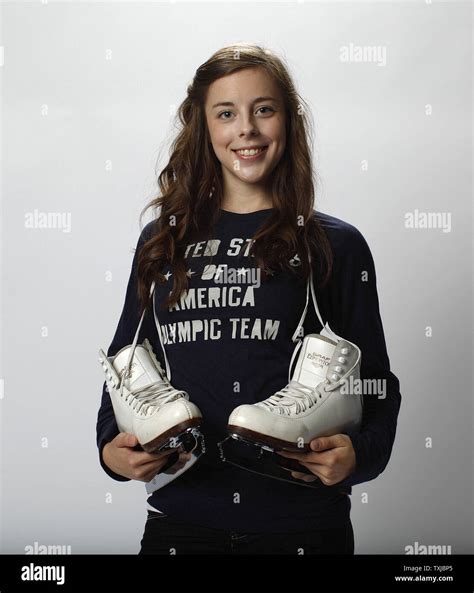 Ladies Figure Skater Ashley Wagner Poses For A Portrait At The 2010