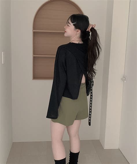 하비언니 12321 린넨20 썸머 여리여리 루즈핏 살안타템 뒷트임 긴팔t 4color