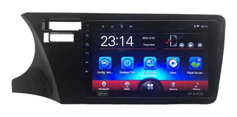 Central Multimídia Honda City 2015 A 2018 Android Gps 9poleg Parcelamento Sem Juros