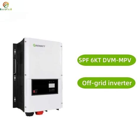 Growatt 6kw Off Grid Inverter Spf 6000t Dvm Mpv Baufar New Energy