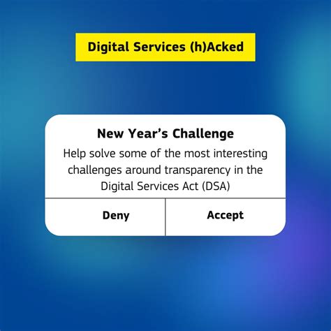 Eu Digital And Tech On Linkedin 📣 Opportunity To Join Dsa Hackathon Challenges Help Enhance The