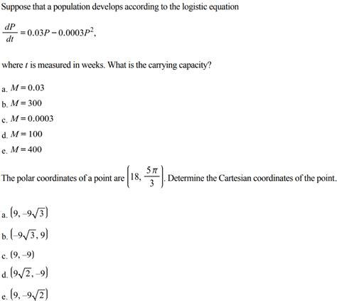 Solved Suppose That A Population Develops According To The Chegg Com