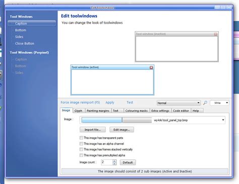 Making Title Bar Buttons