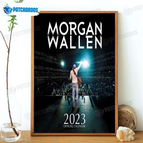 Morgan Wallen 2023 Official Calendar Poster Morgan Wallen T