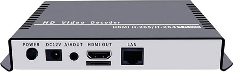 Amazon Com ISEEVY H 265 H 264 4K 1080P Video Decoder IPTV Decoder With HDMI And CVBS Output For