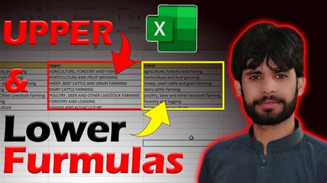 Upper Lower Formulas In Excel 2021 Vision Knowledge Youtube