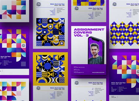 Assignment Cover Design Vol3 Class Project Behance