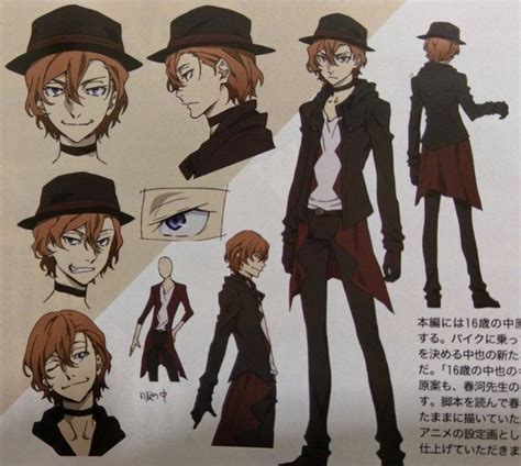 Chuuya Nakahara 中原中也 イラスト キャラクターデザイン イラスト