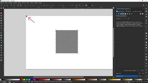 Como mudar a orientação das linhas Inkscape desenvolvendo uma identidade visual Solucionado