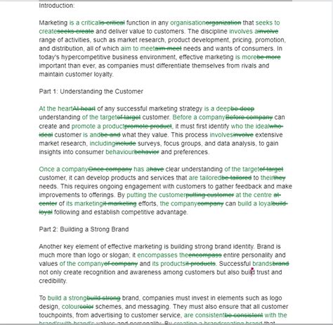 Sample Proofread And Edited Document Correctifyuk