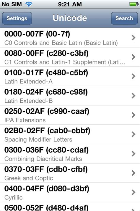 UnicodeTable Alternatives And Similar Apps AlternativeTo