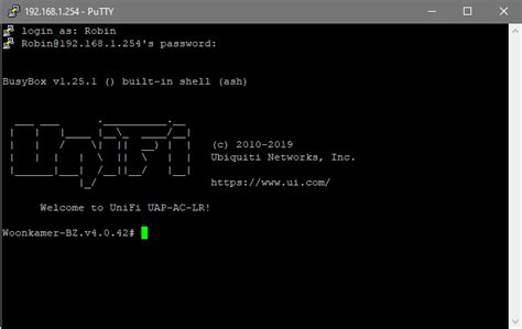 Unifi Access Point Ssh Upgrade Robin Van Bruggen