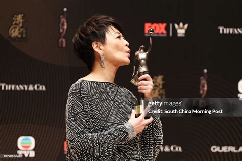 Actress Of Mad World Elaine Jin Yan Ling Poses For Media After