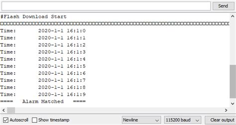 Rtc Simple Rtc Alarm Realtek Iotwi Fi Mcu Solutions