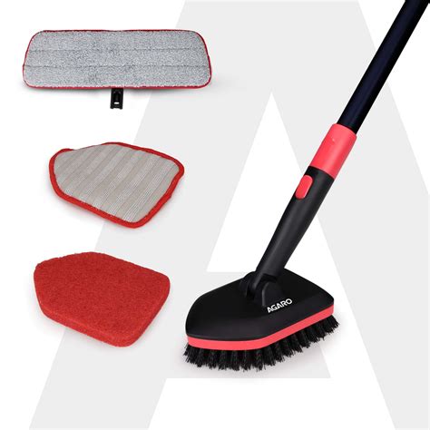 Agaro Elite Cleaning Mop And Brush Set Bathroom Cleaning Brush Agaro