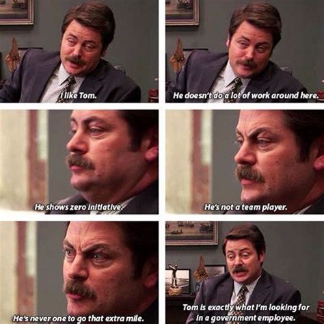 Ron Swanson Parks And Recreation Parks And Recreation Parks And