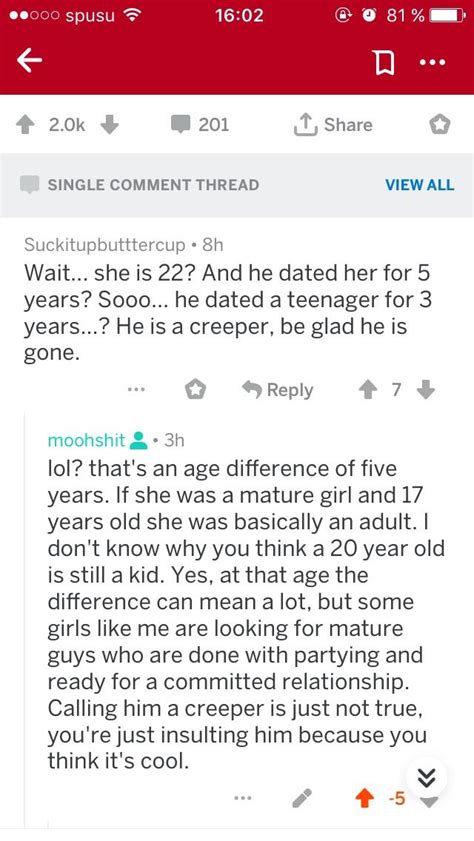 A 22 Year Old Dating A 17 Year Old Doesnt Have To Be Weird But