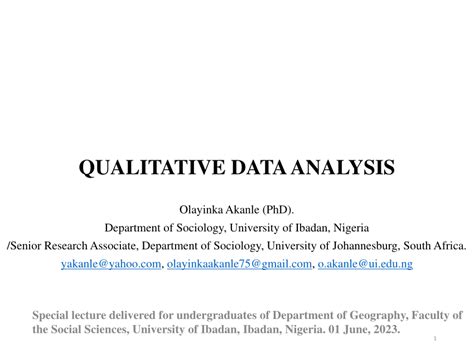 PDF Qualitative Data Analysis