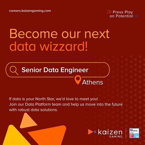 Kaizen Gaming On Linkedin Senior Database Engineer