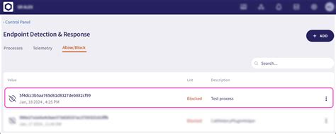 Edr Allowlist And Blocklist