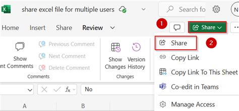 How To Share Excel File For Multiple Users 2 Suitable Ways Excel