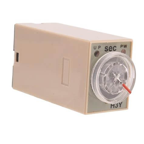 S Delay Timer Time Relay H Y AC V PIN Adjusting Knob Control Timing Relay For Household