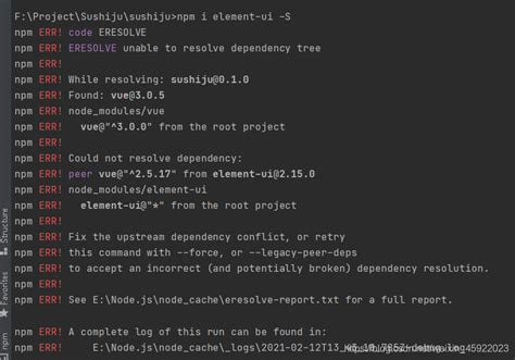 关于element ui 安装失败的问题解决 elementor安装失败 csdn博客