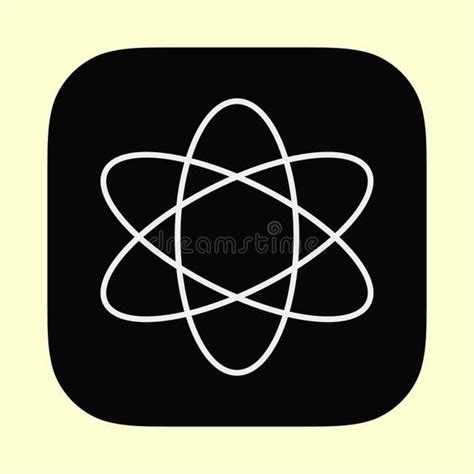 Atom App Icon Stock Vector Illustration Of Energy Nuclear 348987973
