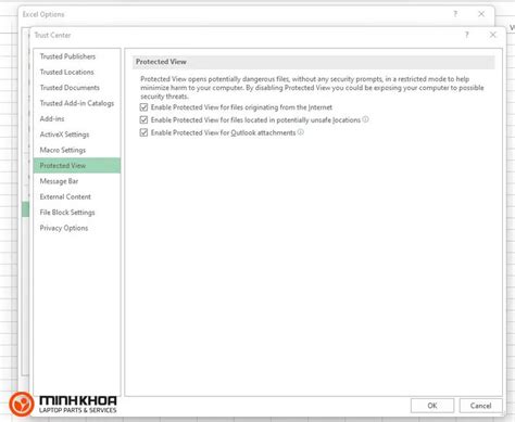 Bỏ Túi 3 Cách Khắc Phục Lỗi Excel Protected View Laptop Minh Khoa