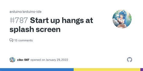 Start Up Hangs At Splash Screen · Issue 787 · Arduinoarduino Ide · Github Start Up Hangs At Splash Screen · Issue 787 · Arduinoarduino Ide · Github